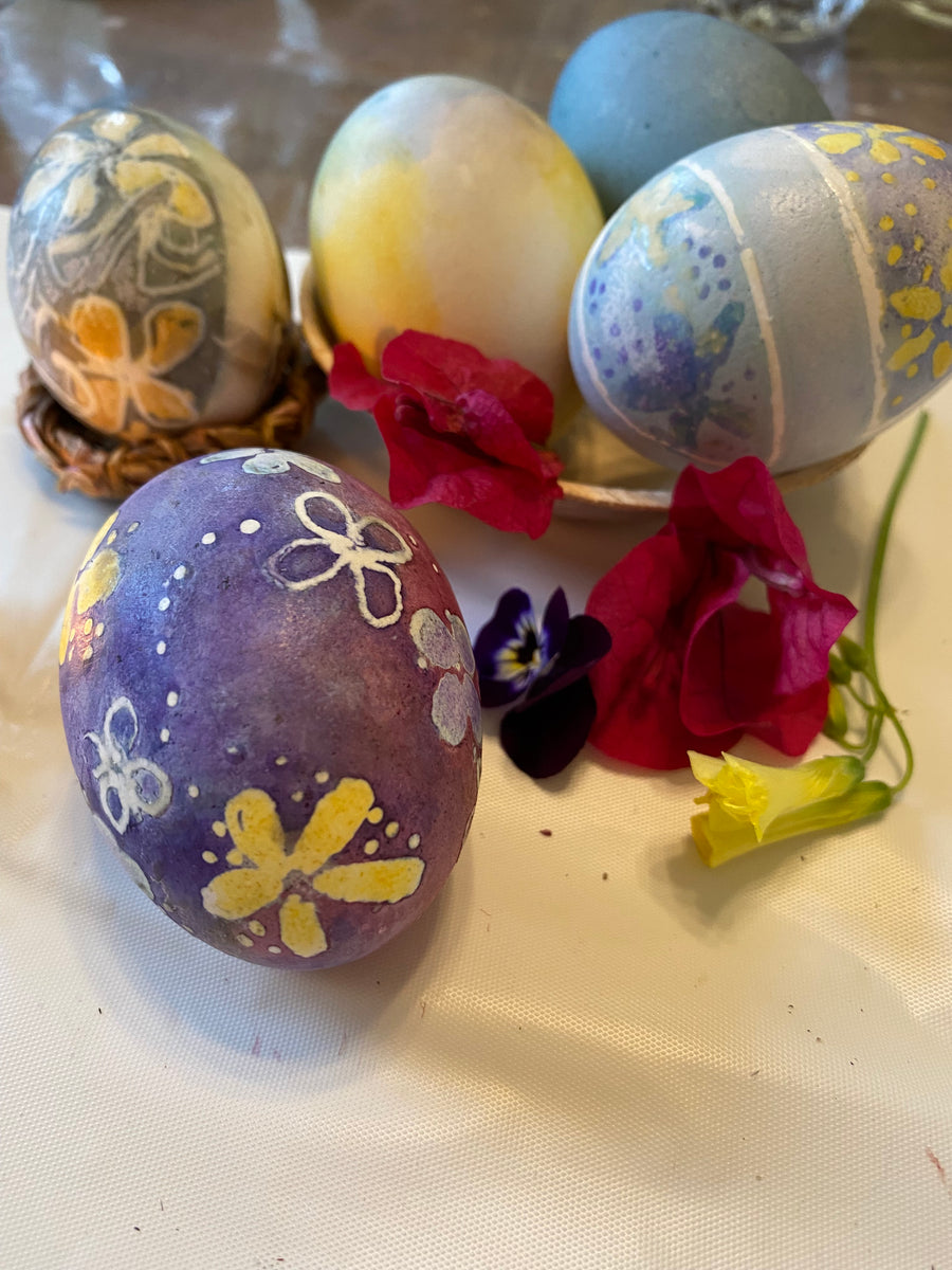 Color your Eggs with Flower Petals! – Sunsprite Handwork